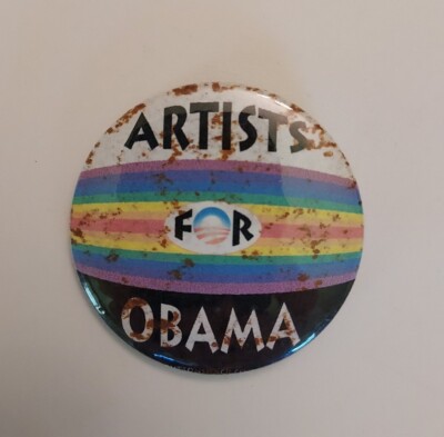 "Artists For Obama" Presidential Button Pin 2" | eBay