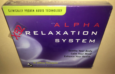 Alpha Relaxation System CD Dr Jeffrey Thompson clinically proven audio ...