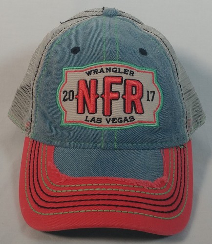 Wrangler NFR Las Vegas 2017 Pro Rodeo Gear Trucker Hat Snapback Mesh ...