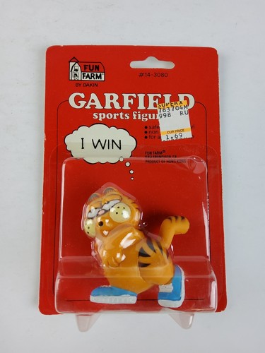 Vintage Fun Farm Dakin Garfield Mini Figure Figurine #14-3080 Running ...