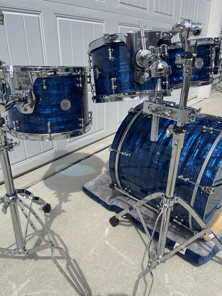 Drum Set w/ 20” Bass Drum (727 Drums) | eBay