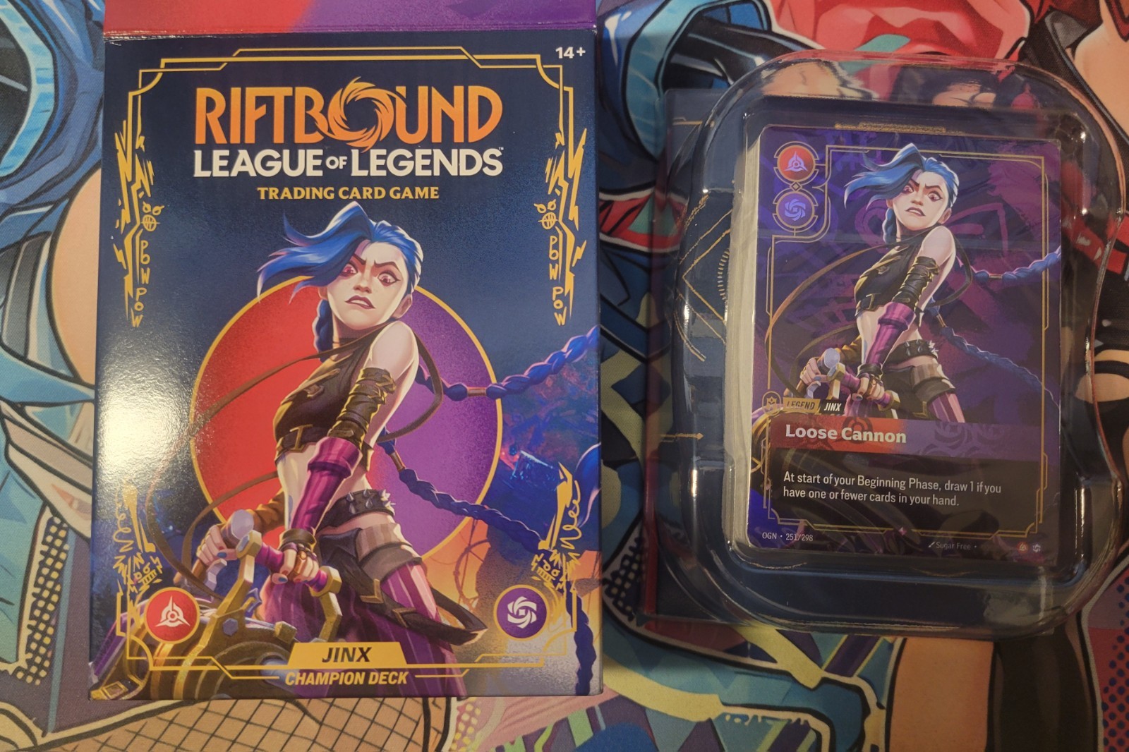 Riftbound TCG Champion Deck Set Jinx Starter Deck NO BOOSTER - Pack ...