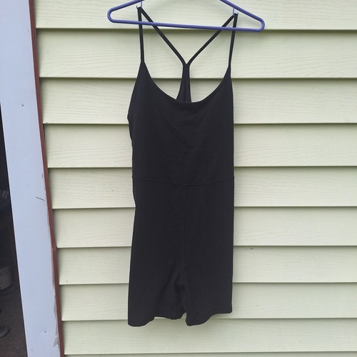 Old Navy Womens Black Romper Size XL Go-Dry 7" Inseam Racerback ...