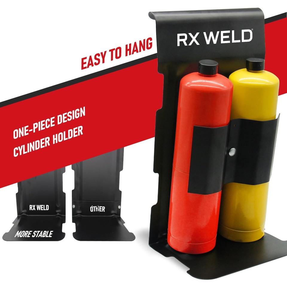 Brazing Torch Kit Oxygen MAPP Torch Kit Portable Cylinder Metal Stand ...