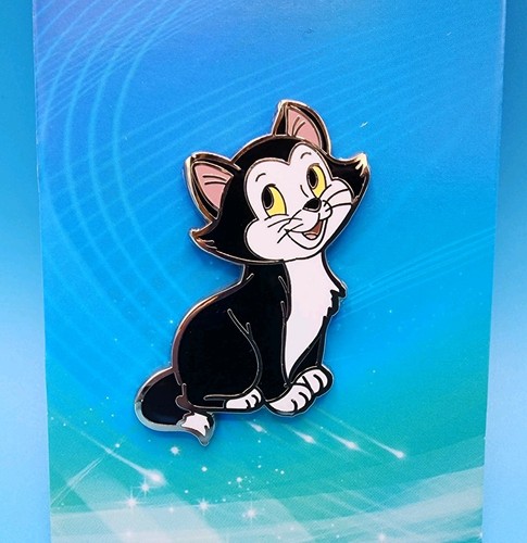Disney Cats Figaro Sitting Pinnochio Cat Enamel Pin Palm NEW | eBay