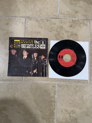 THE BEATLES FRENCH EP YELLOW SUBMARINE 45 4 TRACKS ODEON MEO 126 VGPLUS ...