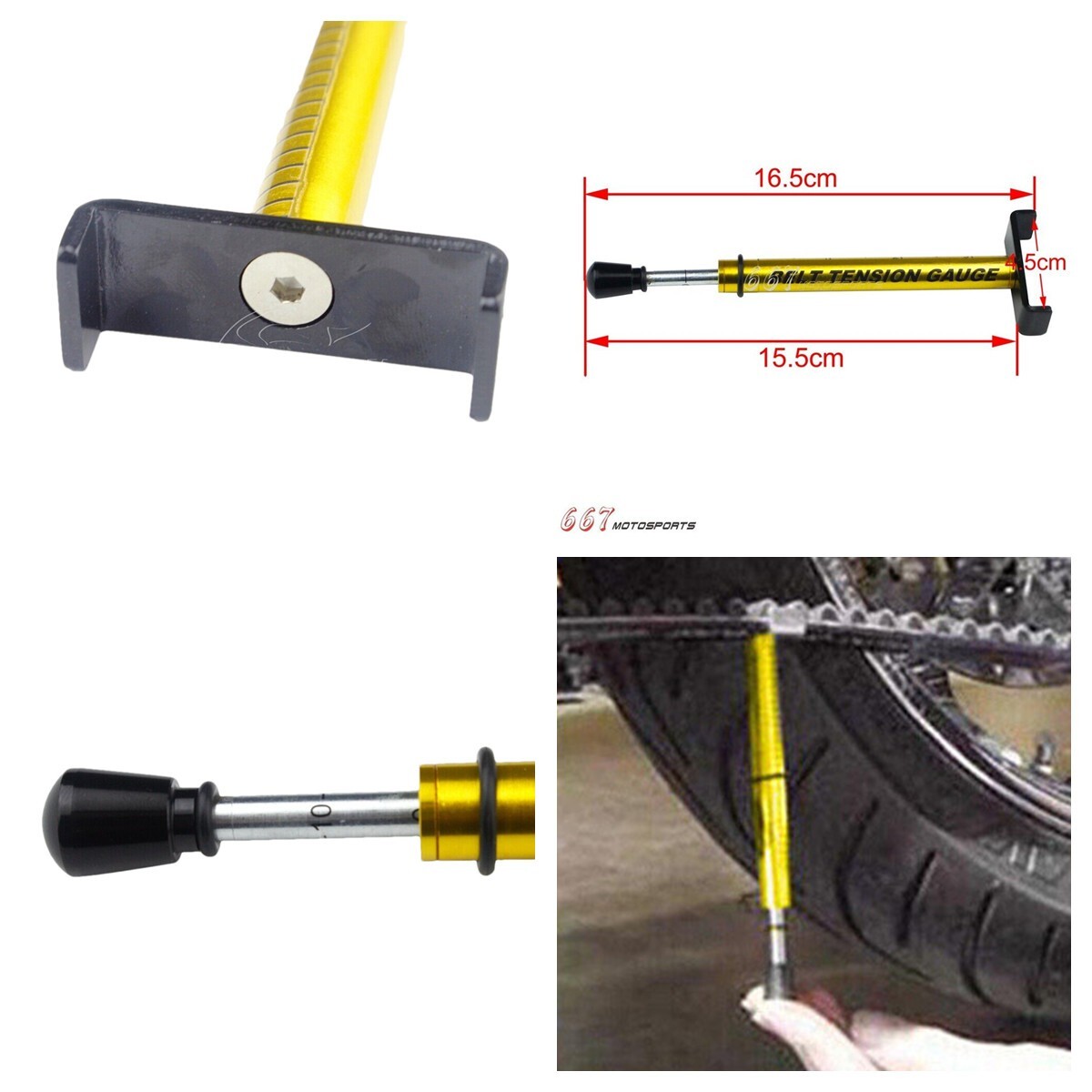 Belt Tension Gauge Tester Detection Measurement For Motorcycles Harley ...