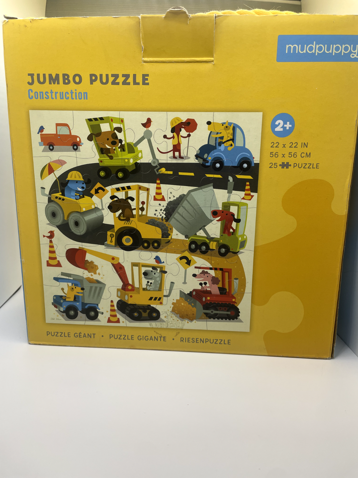 Construction Jumbo Puzzle by Mudpuppy Press Staff (2011, Game) | eBay