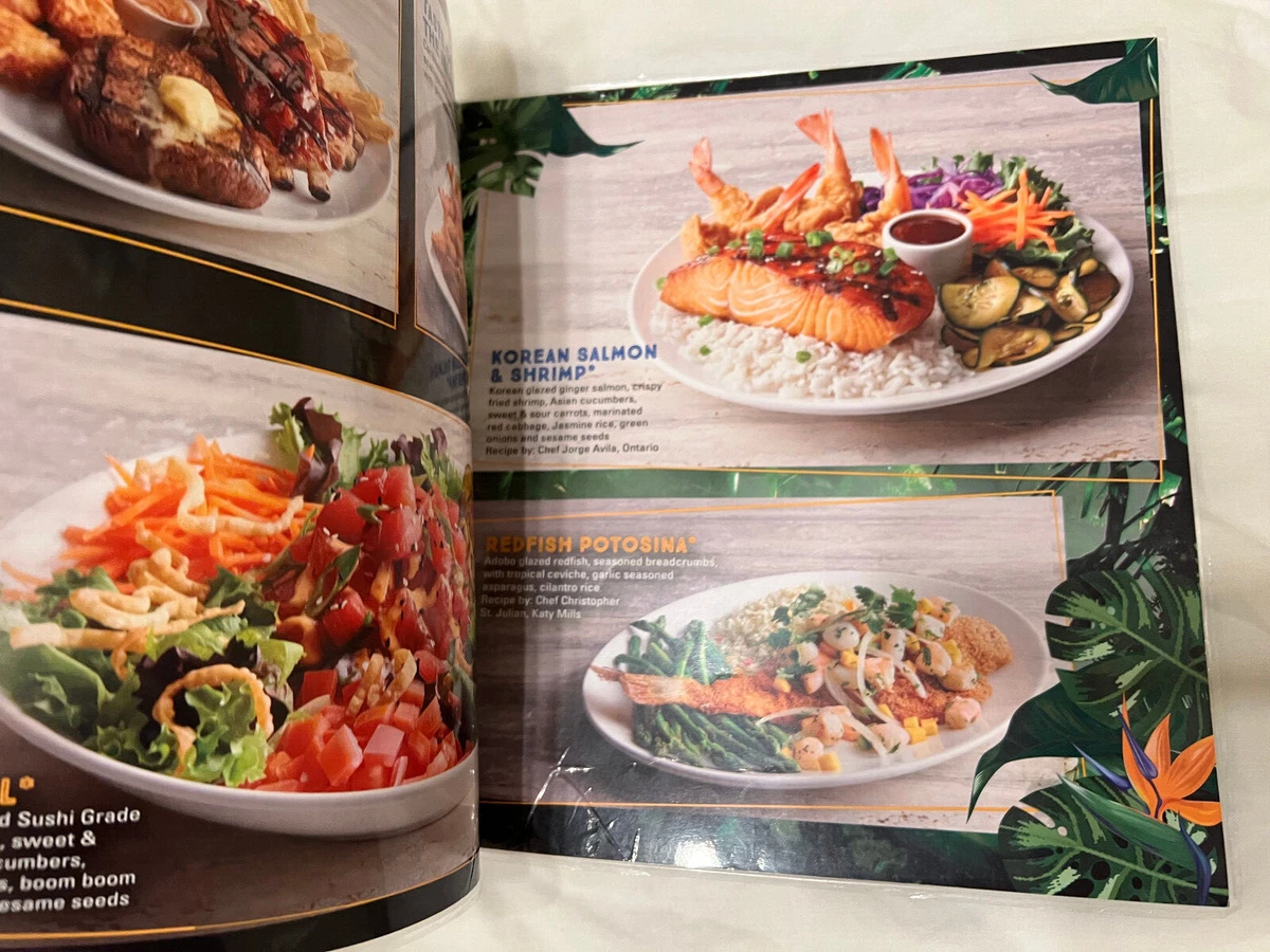 Rainforest Cafe Menu