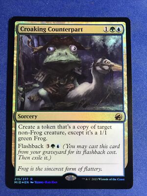 Croaking Counterpart FOIL - Innistrad: Midnight Hunt MTG Magic IN HAND ...