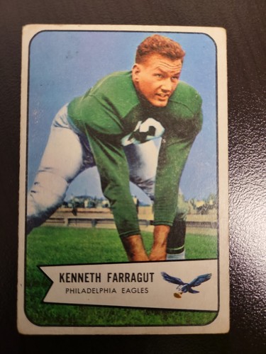 1954 Bowman Kenneth Farragut SHORT PRINT card #87 | eBay
