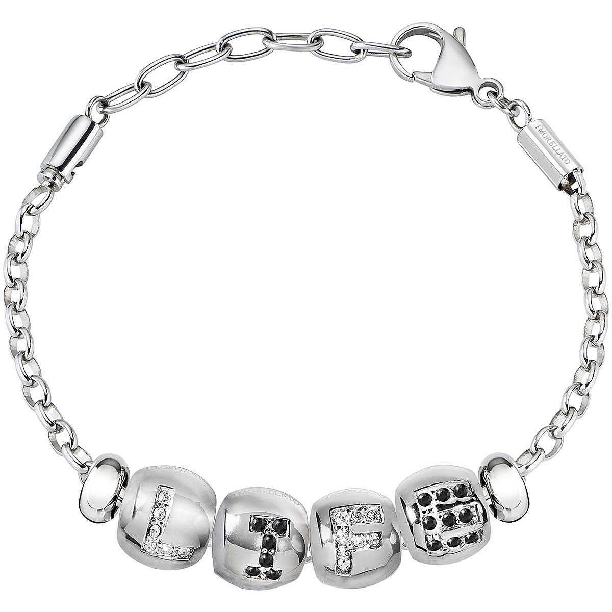 Bracelet Morellato Drops Women's SCZ1055 Steel Charms Life Stackable ...