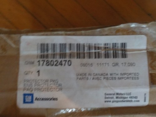 NOS GM 17802470 2007-13 Chevy Silverado 1500 Short Box Bed Rail ...