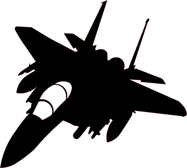 USA F15 Eagle F-15 c Plane Fighter Attack Decal Sticker Air Force Navy ...