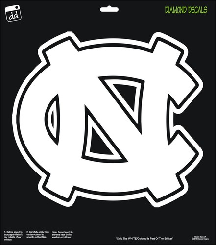 UNC Tarheels UNC Lap Design University Football Vinyl Decal Car Window ...