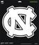 UNC Tarheels UNC Lap Design University Football Vinyl Decal Car Window ...