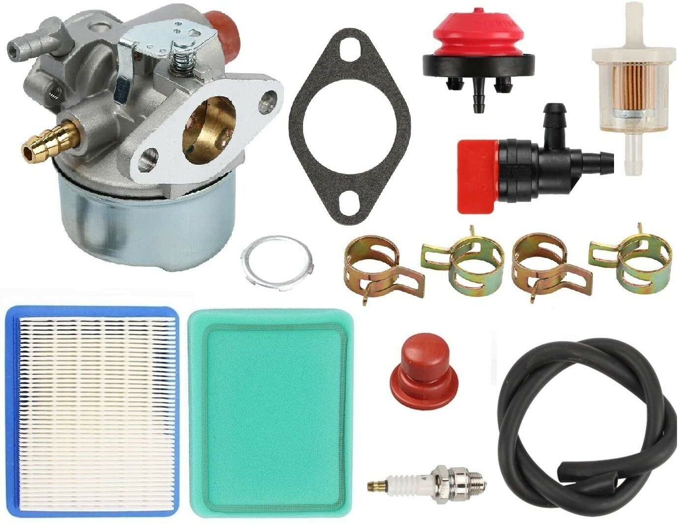 Carburetor For Manco 485 Black FOX TECUMSEH Powersport 5HP OHV Motor Go ...