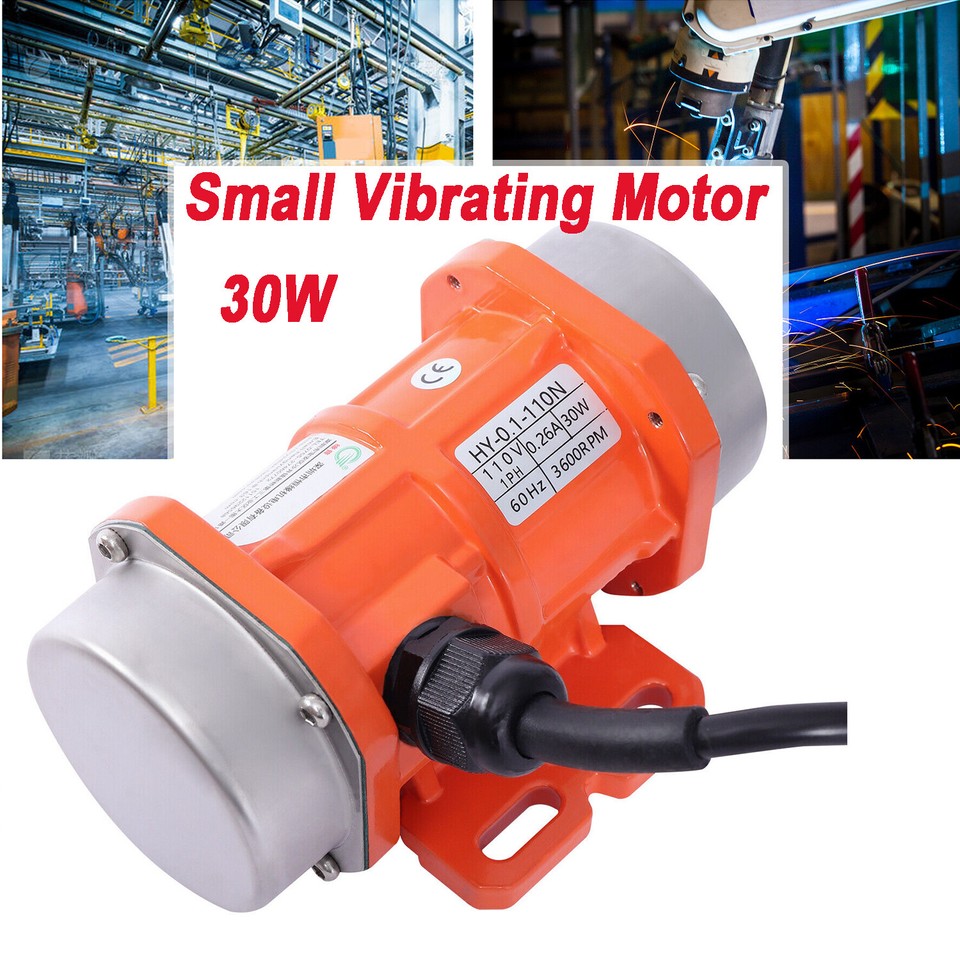 Single-phase Industrial Small Electric Vibrating Motor IP65-Waterproof ...