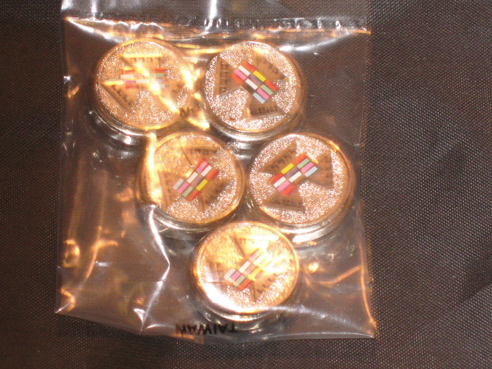 Masonic Button Covers Tuxedo Square Compass Past Master York Rites ...