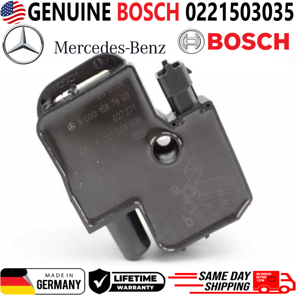GENUINE BOSCH Ignition Coil For 1998-2011 Mercedes-Benz A0001587803 ...