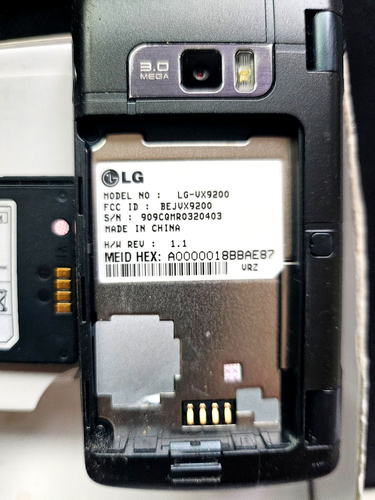 LG enV3 VX9200 - Black Verizon Flip/Keyboard Phone UNTESTED | eBay