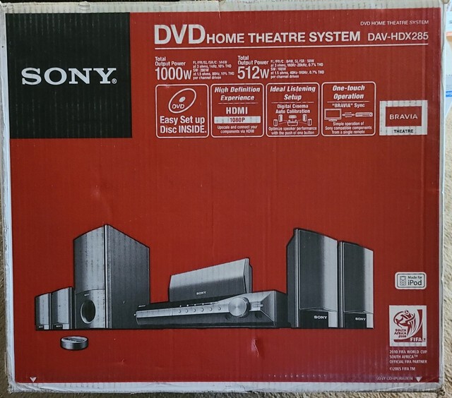 Sony DAV-HDX285 5.1 Channel Home Theater System for sale online | eBay