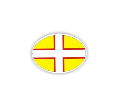 Mini Dorset Plain Oval Sticker 60mm x 43mm Decal Stickers Car Campervan ...