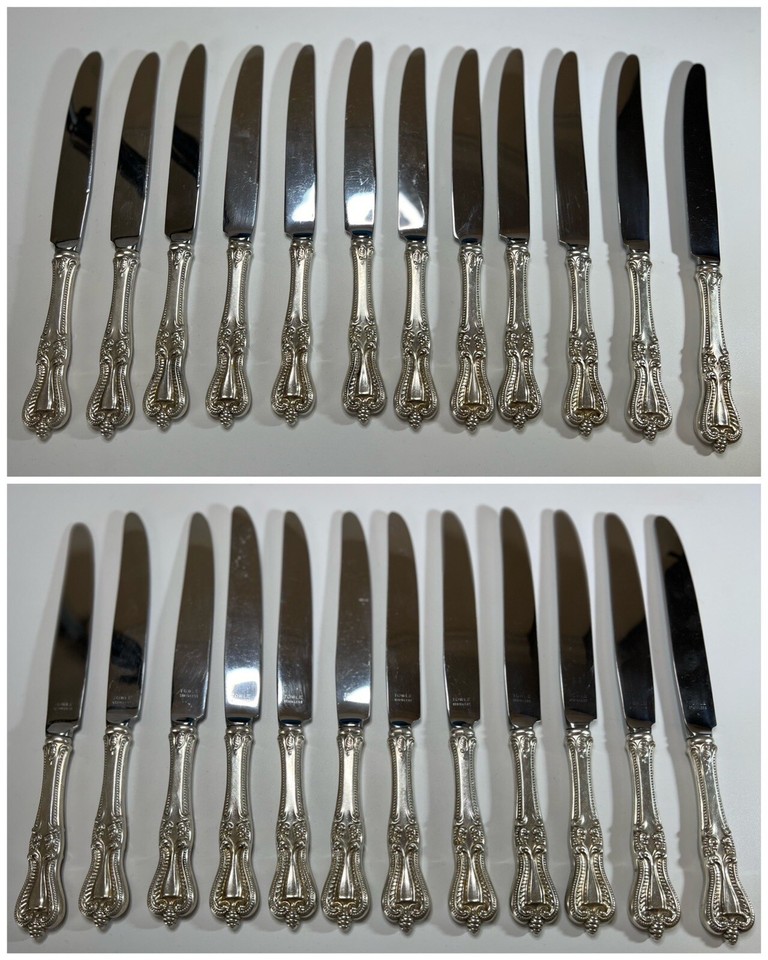 TOWLE OLD COLONIAL Pattern 1895 Sterling Silver Silverware 84 Pieces ...