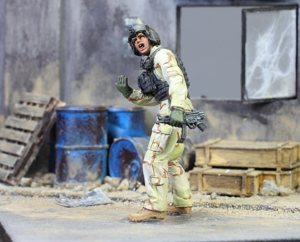 PreSale 1:35 Pro-Painted Set US Delta Force Team (05 figures, no base ...