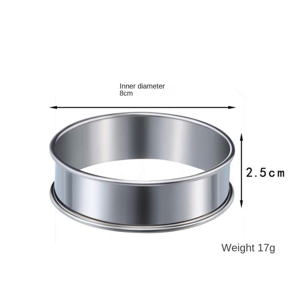 6 pcs Silvery Multipurpose Stainless Steel Ring Set Cooking Rings ...