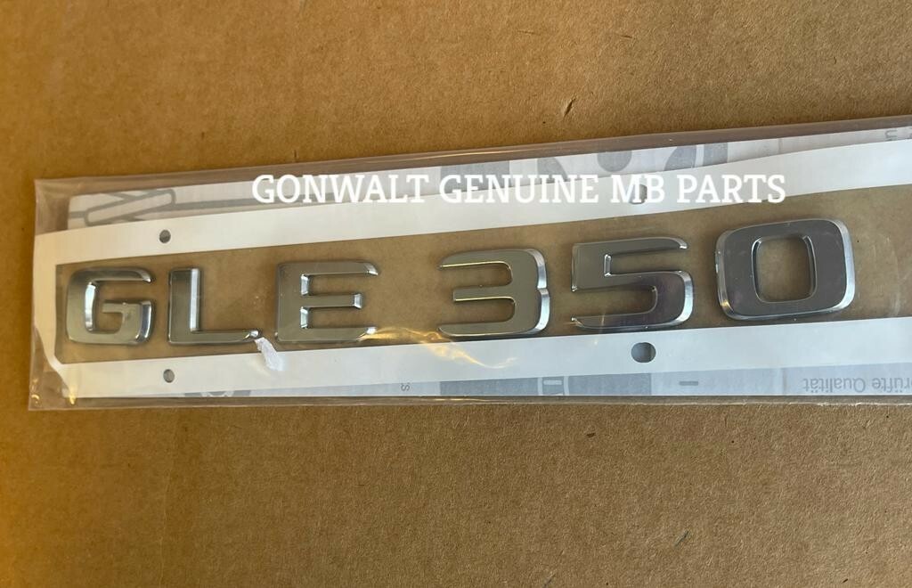 OEM 1678170300 Mercedes Benz Genuine GLE350 4Matic 2020-2021 Nameplate ...