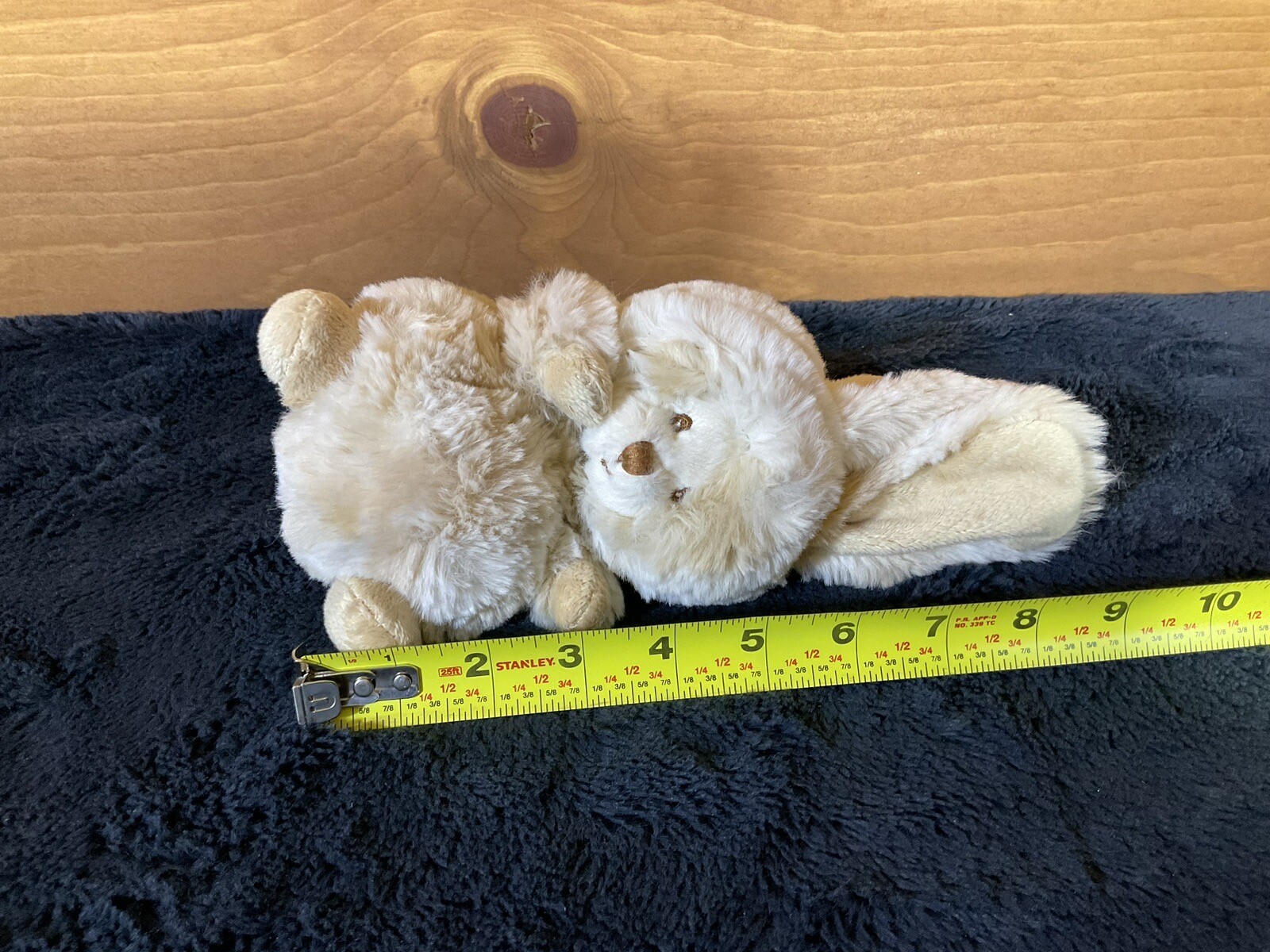 6” Bukowski Design White Teddy Bear Plush Stuffed Animal Rabbit Costume ...