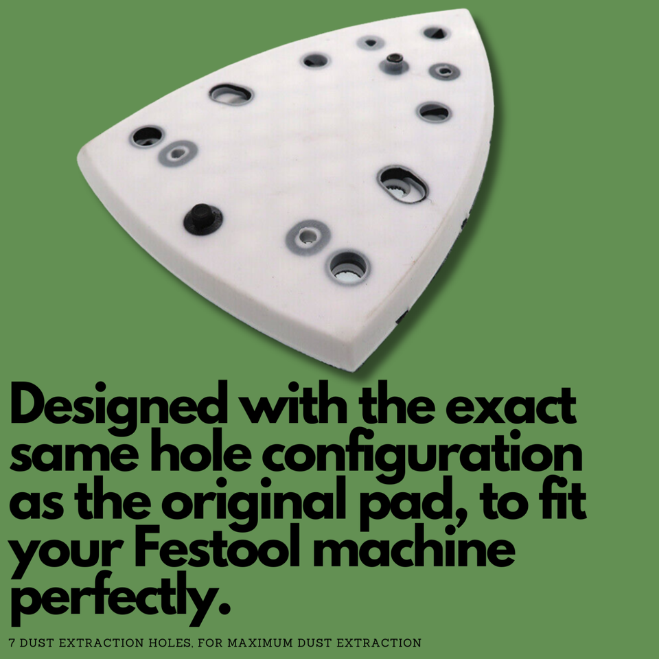 StickFix backing pad for Festool Delta Sander 100mm x 150mm // DTS 400 ...