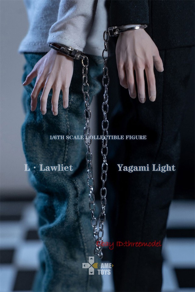 GAMETOYS 1/6 GT-007UP DEATH NOTE L·Lawliet L Action Figure Silica gel ...