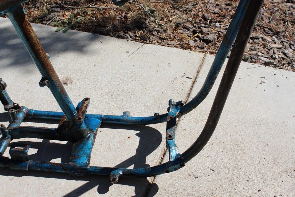 1962 Harley-Davidson Panhead Duo-Glide Drop Seat Frame D2 Date Code | OE