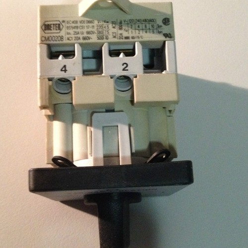 BRETER CM0220B CAM-SWITCH 20A 660V DPST | eBay