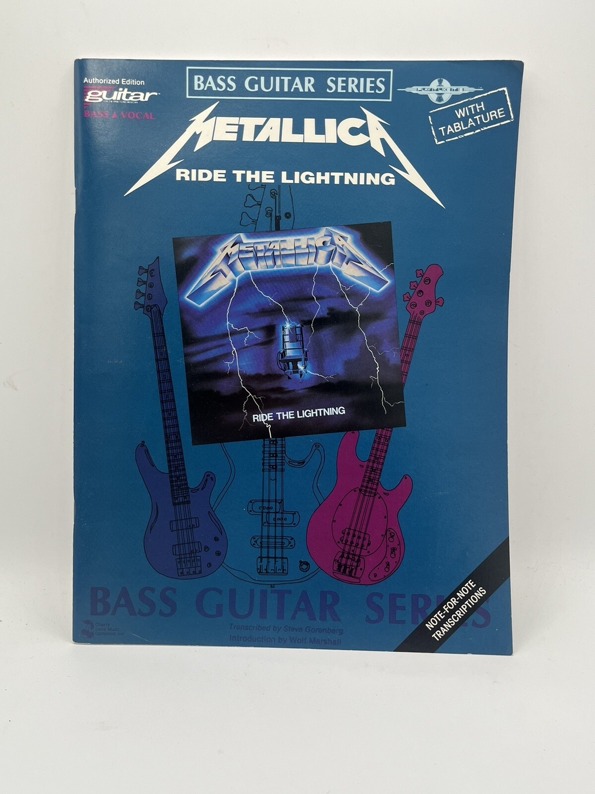 Hal Leonard Metallica - Ride the Lightning Bass Tab Book Pre Owned | eBay