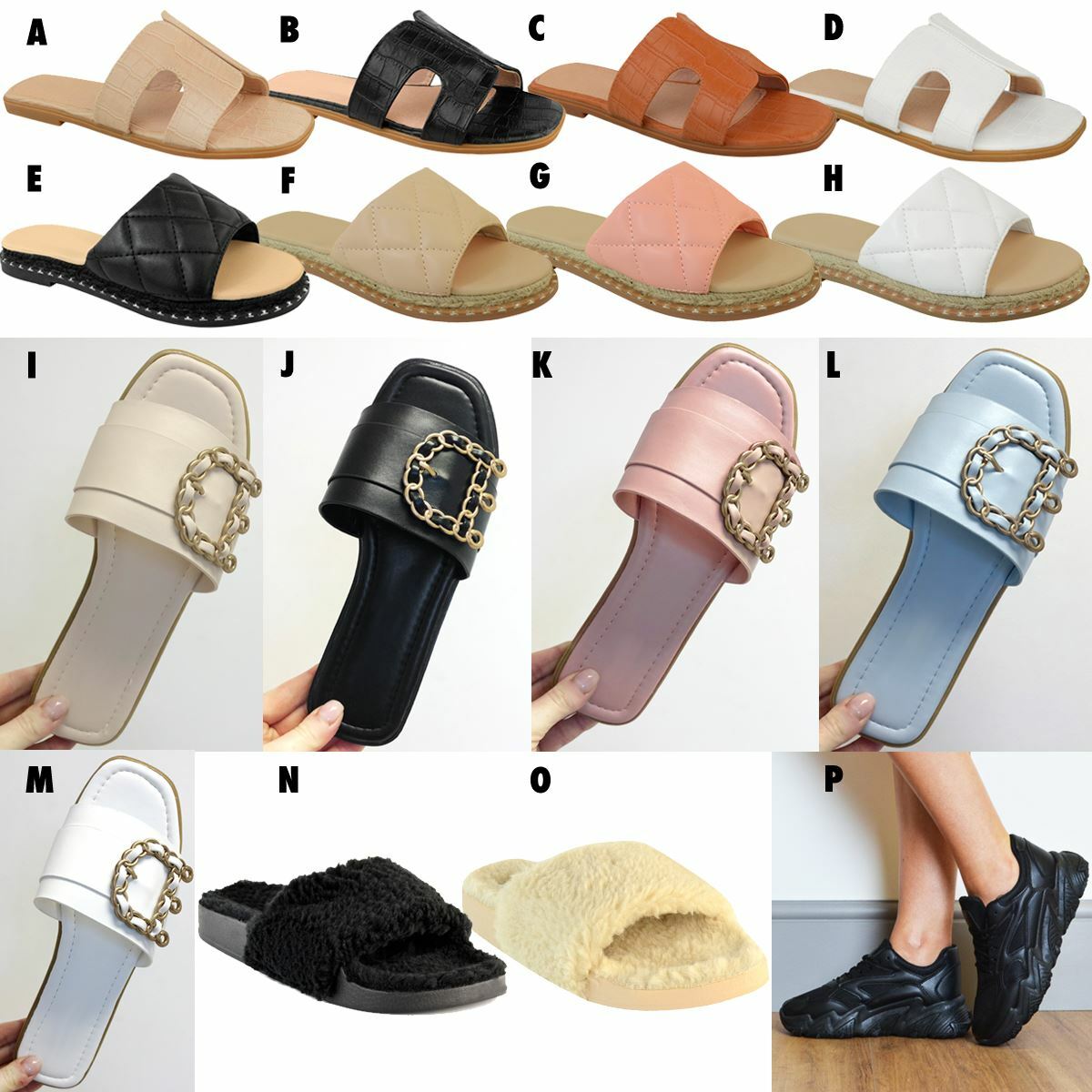 Designer Flat Slippers For Girls