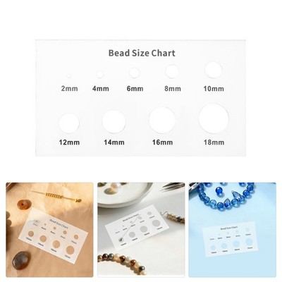 Bead Measuring Tool Body Jewelry Sizing for Diameter Chart Size Board ...