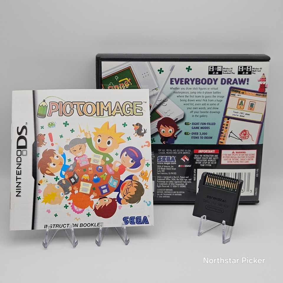 PictoImage (Nintendo DS, 2008) w/ Manual Complete | CIB | Tested/Works ...
