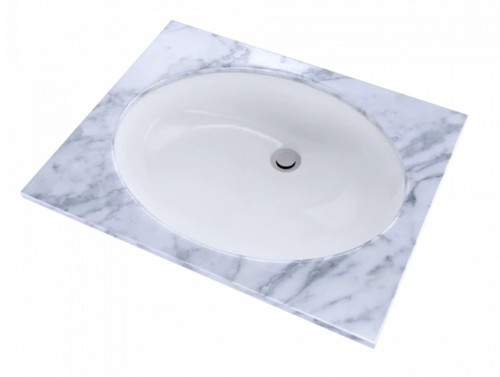 Toto LT587 Cotton 19" Undermount Bathroom Sink With Overflow ...