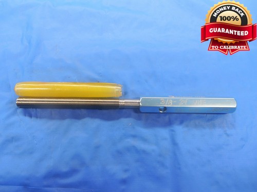 3/8 24 UNF 3B 2B VERMONT EXTRA LONG THREAD PLUG GAGE .375 GO ONLY P.D ...