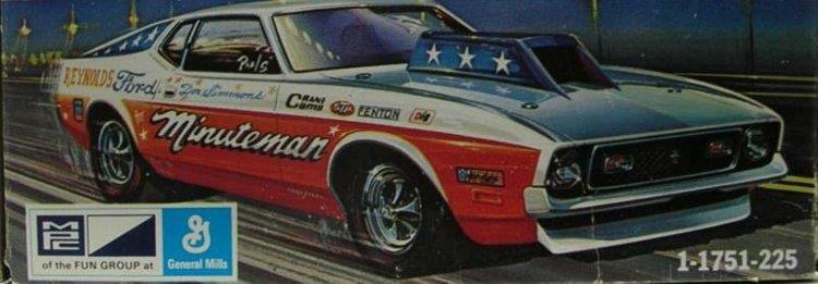 Yesteryear The Minuteman Mustang P/S 1/25 waterslide drag decal | eBay