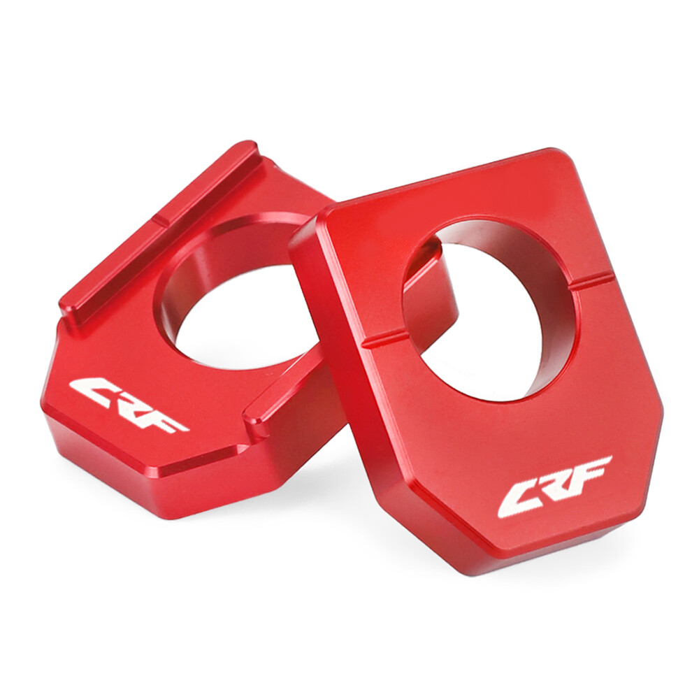 CRF LOGO Rear Axle Block Chain Adjuster For HONDA CRF450R/L/X/RX ...