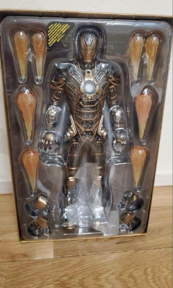 Hot Toys Iron Man 3 Mark 41 Bones 1/6 Figure MMS251 Movie Masterpiece ...