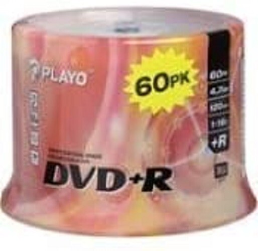 PlayO DVD R 60pk Professional Grade Recordable Dvd's Old Stock for sale ...