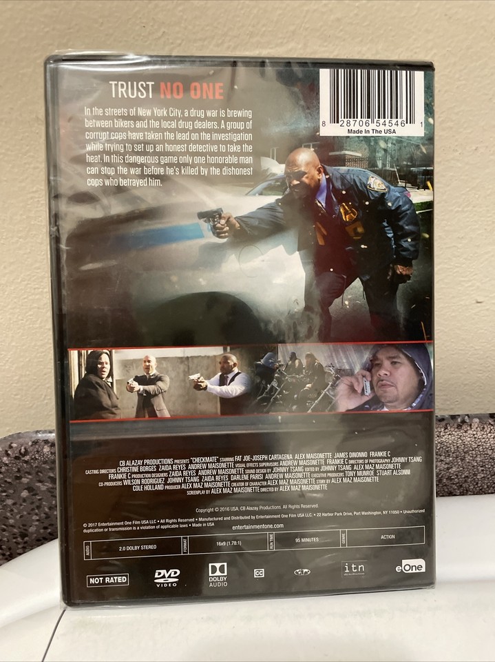 CHECKMATE (DVD, 2017) Fat Joe Alex Maisonette, & James Dinonno NEW ...
