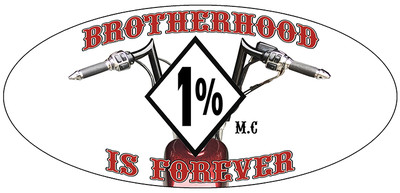 1% SUPPORT YOUR LOCAL MC BROTHERHOOD IS FOREVER MOTORCYCLE STICKER ...
