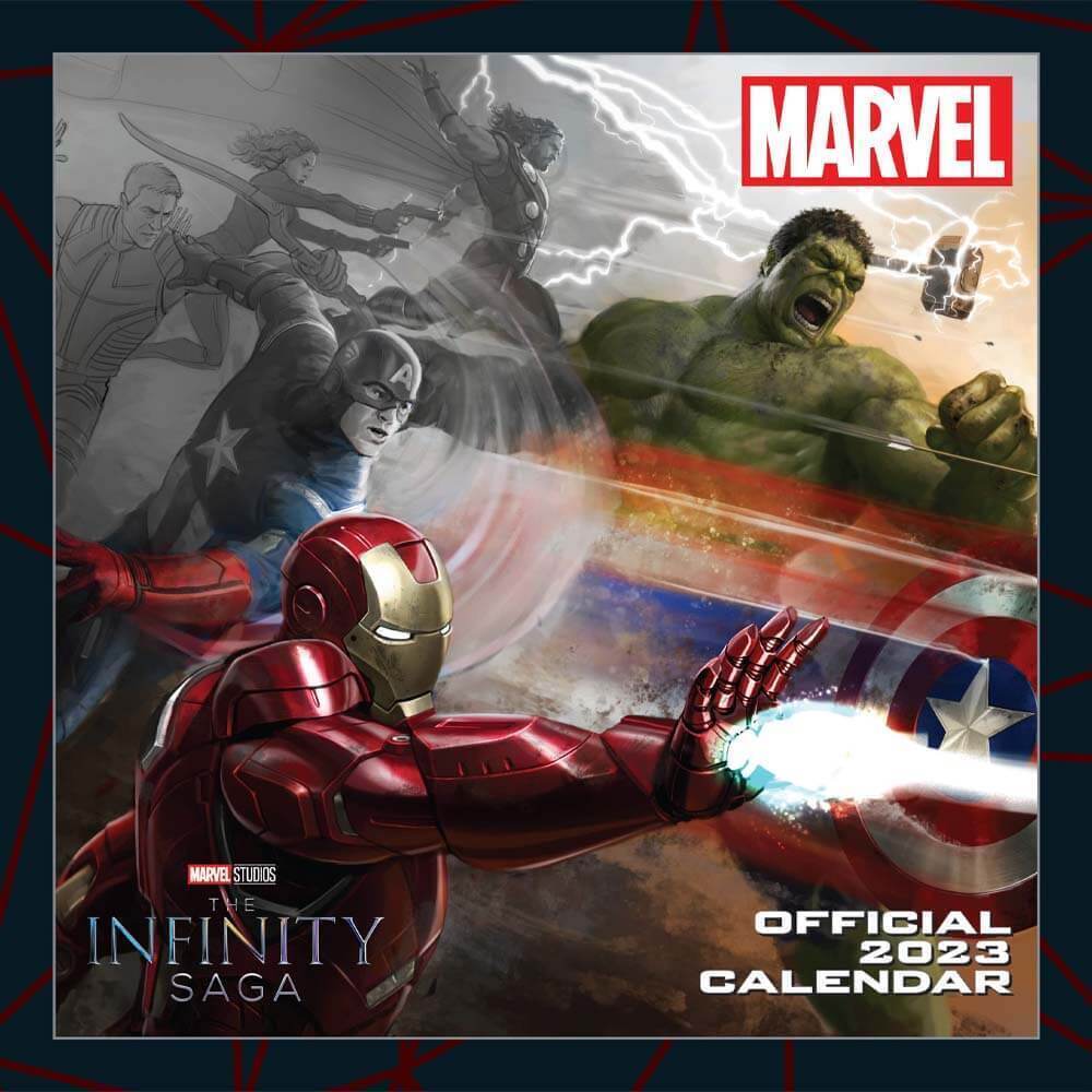 Marvel 2023 Month To View Square Wall Calendar - 26623 for sale online ...