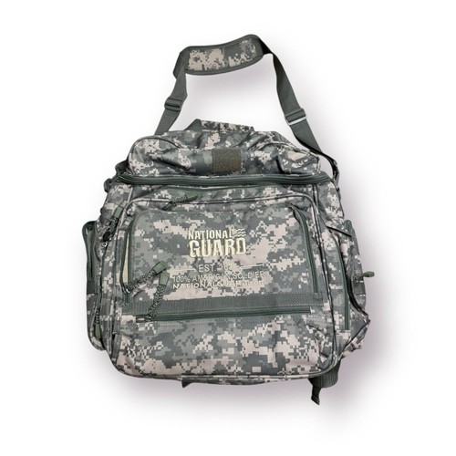 US Army National Guard Digital Camo Backpack Travel Bag Briefcase ...